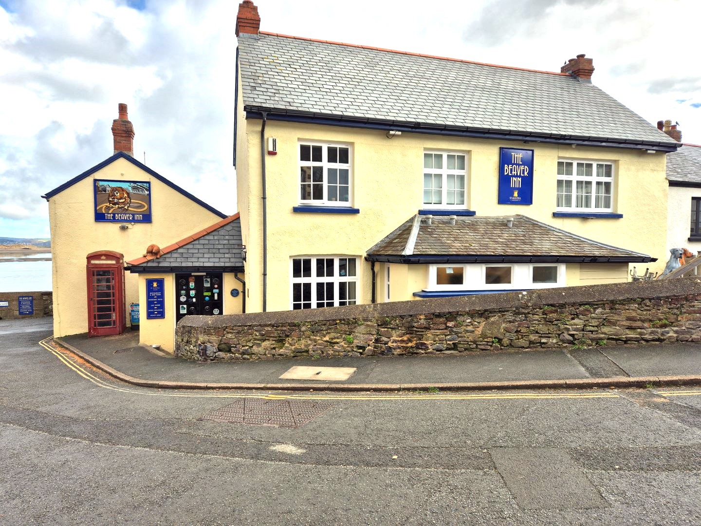 WATERSIDE “PICTURE POSTCARD” DEVON VILLAGE PUB - Buy or Sell a UK ...