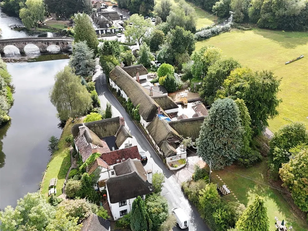 Historic Riverside Thatched Inn Reimagined as a Private Retreat - Buy ...