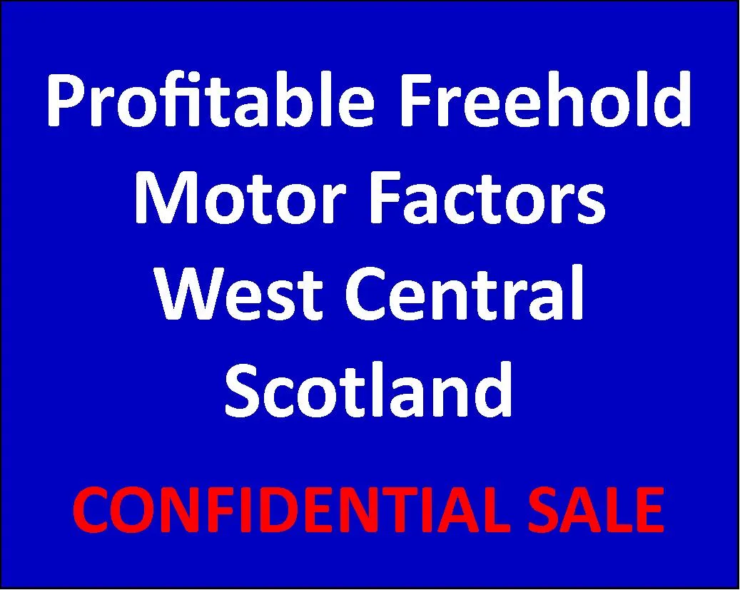 Highly Profitable Freehold Motor Factors, West Central Scotland - Buy ...